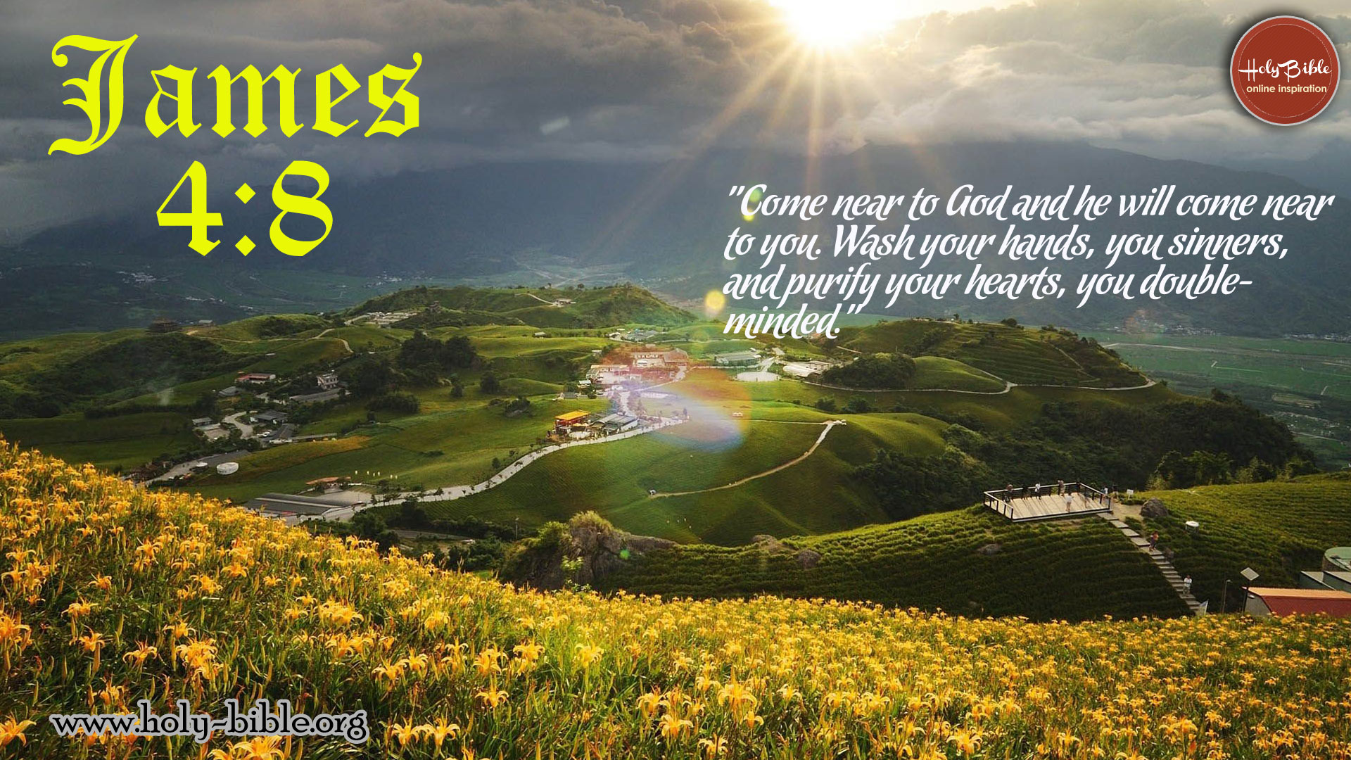 Bible Verse Of The Day James 4 8 Holy Bible Bible Verse Of The Day James 4 8 Holy Bible