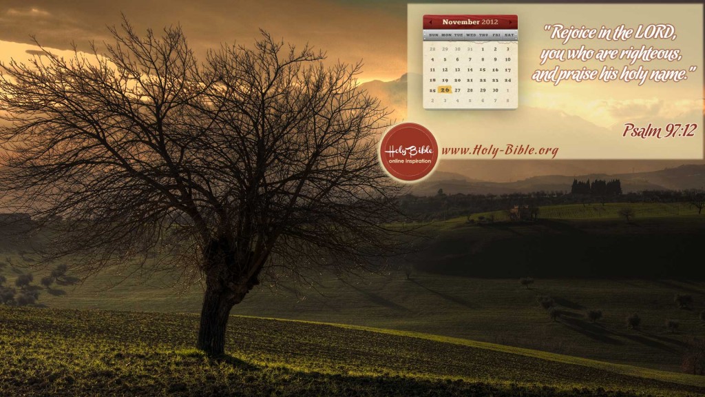 Bible Verse of the day – Psalm 97:12 | Holy Bible